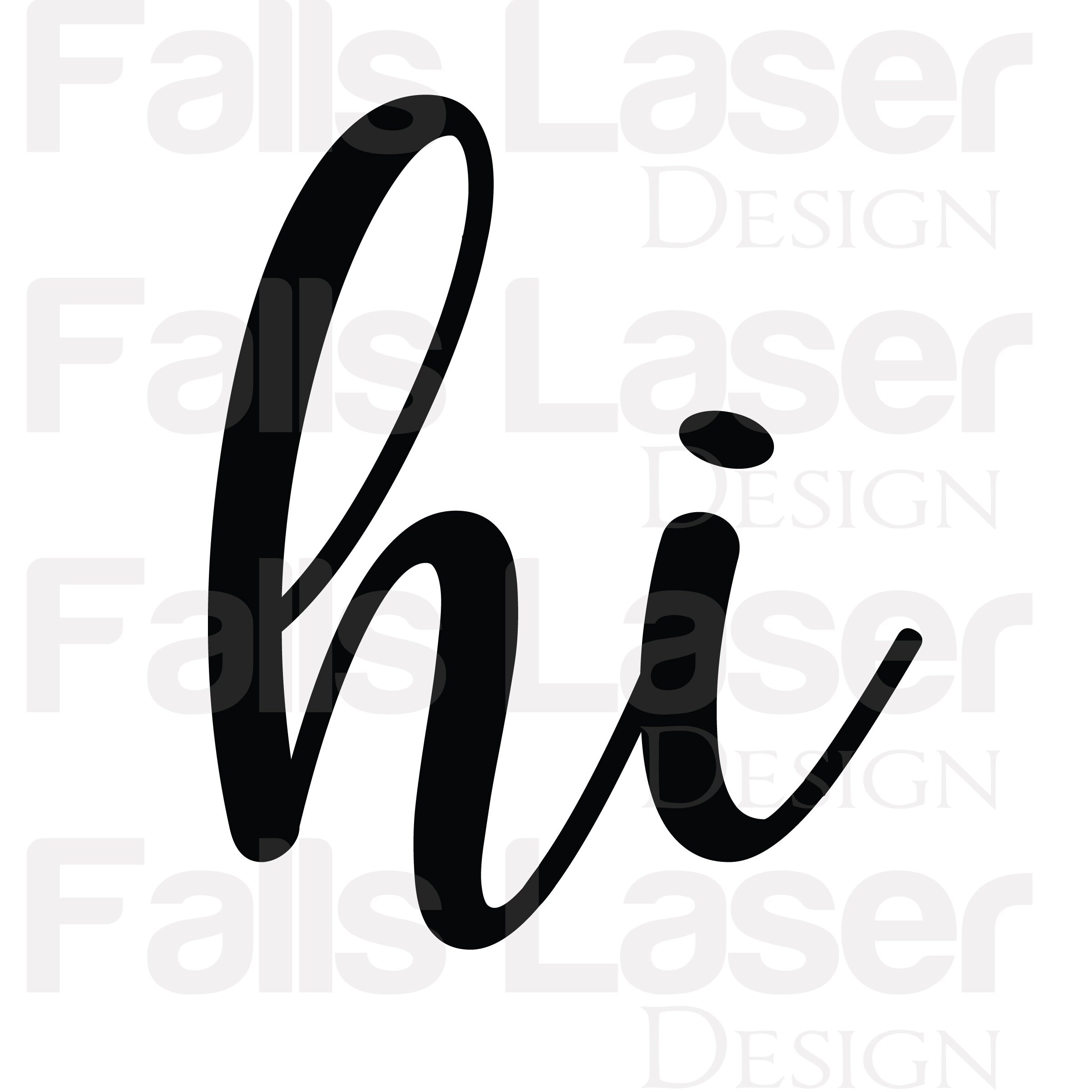 HI Digital Download: Cut Files for Glowforge, Vinyl Cutters .svg, .png ...