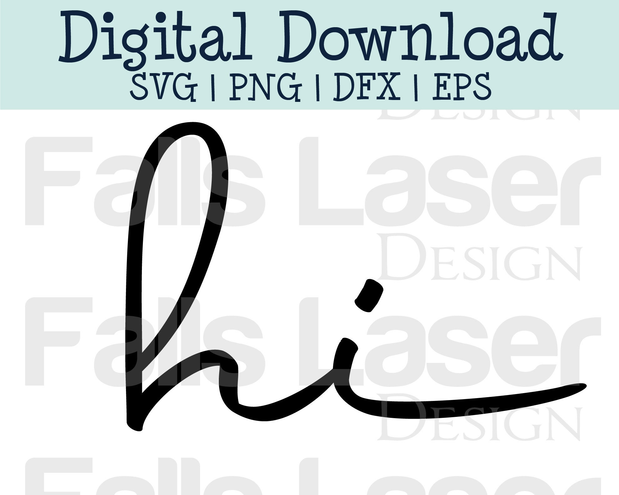 HI Digital Download: Cut Files for Glowforge, Vinyl Cutters .svg, .png ...