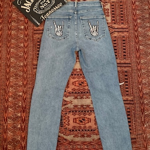 Rock and Roll Patchwork Jeans, Jeans Women, Jeans Men, 1980s, Bands ...