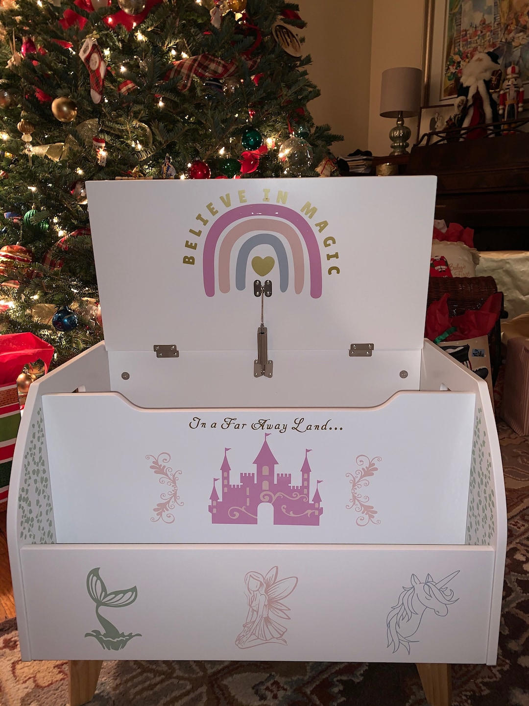 Toy Chest for Girls, Toy Chest for Boys, Toy Box, Wooden Toy Chest, Toy ...