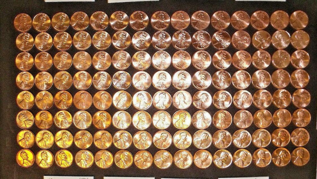 1984 to 2009 Cent Coin Run 1984-2009 BU Lincoln Cent Set Beautiful ...