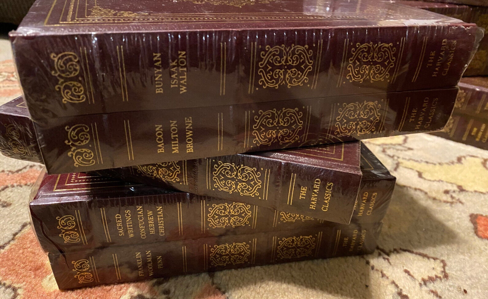 Harvard Classics grolier 30 Vols Collector's Ed. Leather RARE SET ...