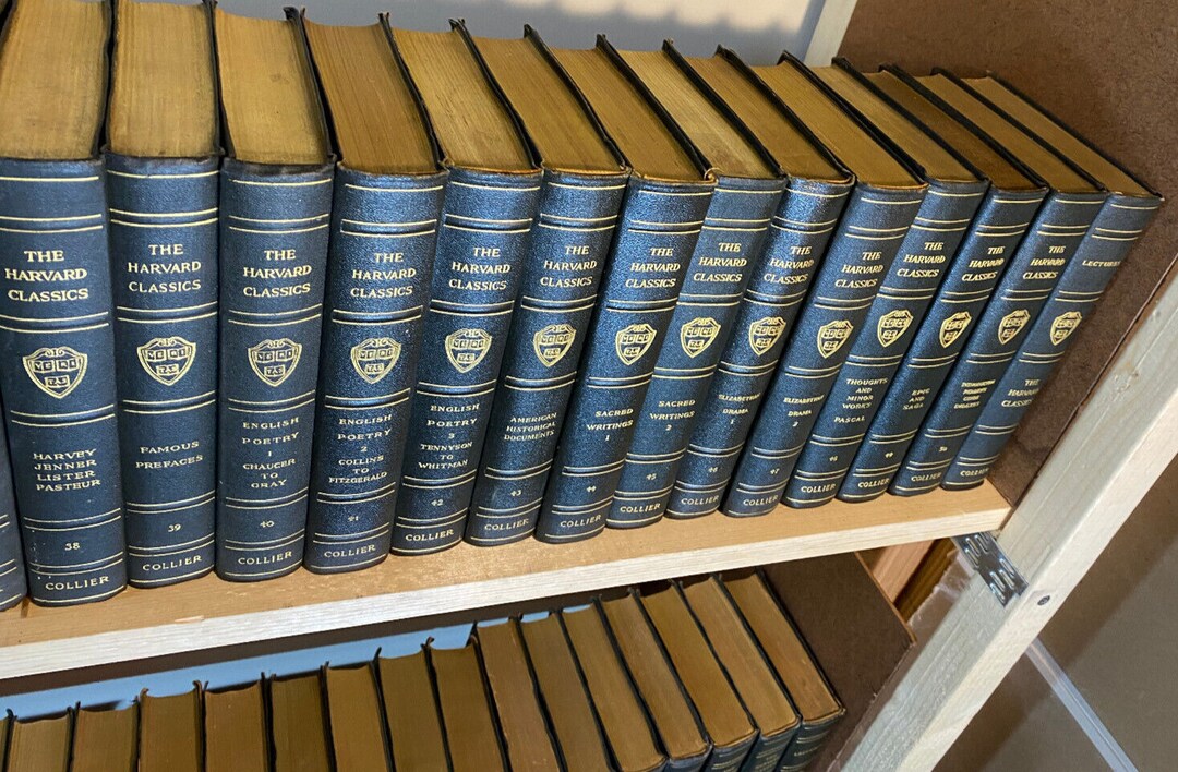 Harvard Classics Complete Set in Fabrikoid Very Rare in This - Etsy