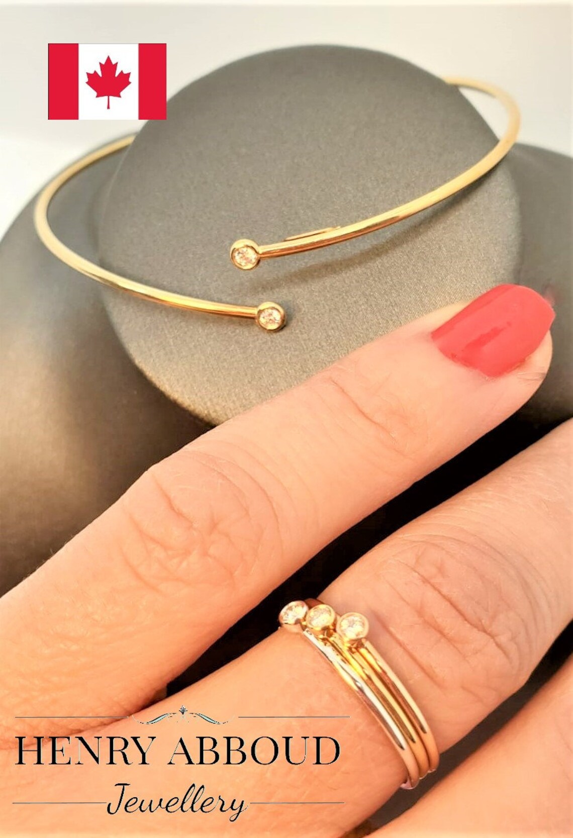 18k Yellow Solid Gold Bracelet With High Quality Natural - Etsy