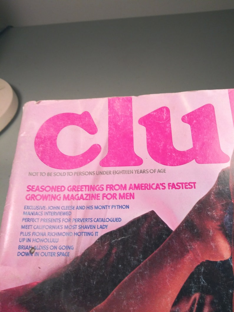 CLUB MAGAZINE 1975 Adult Magazine Special Holiday | Etsy