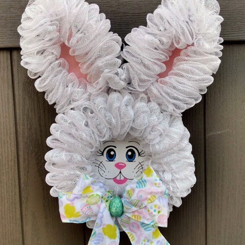 Easter Bunny Wreath - Etsy