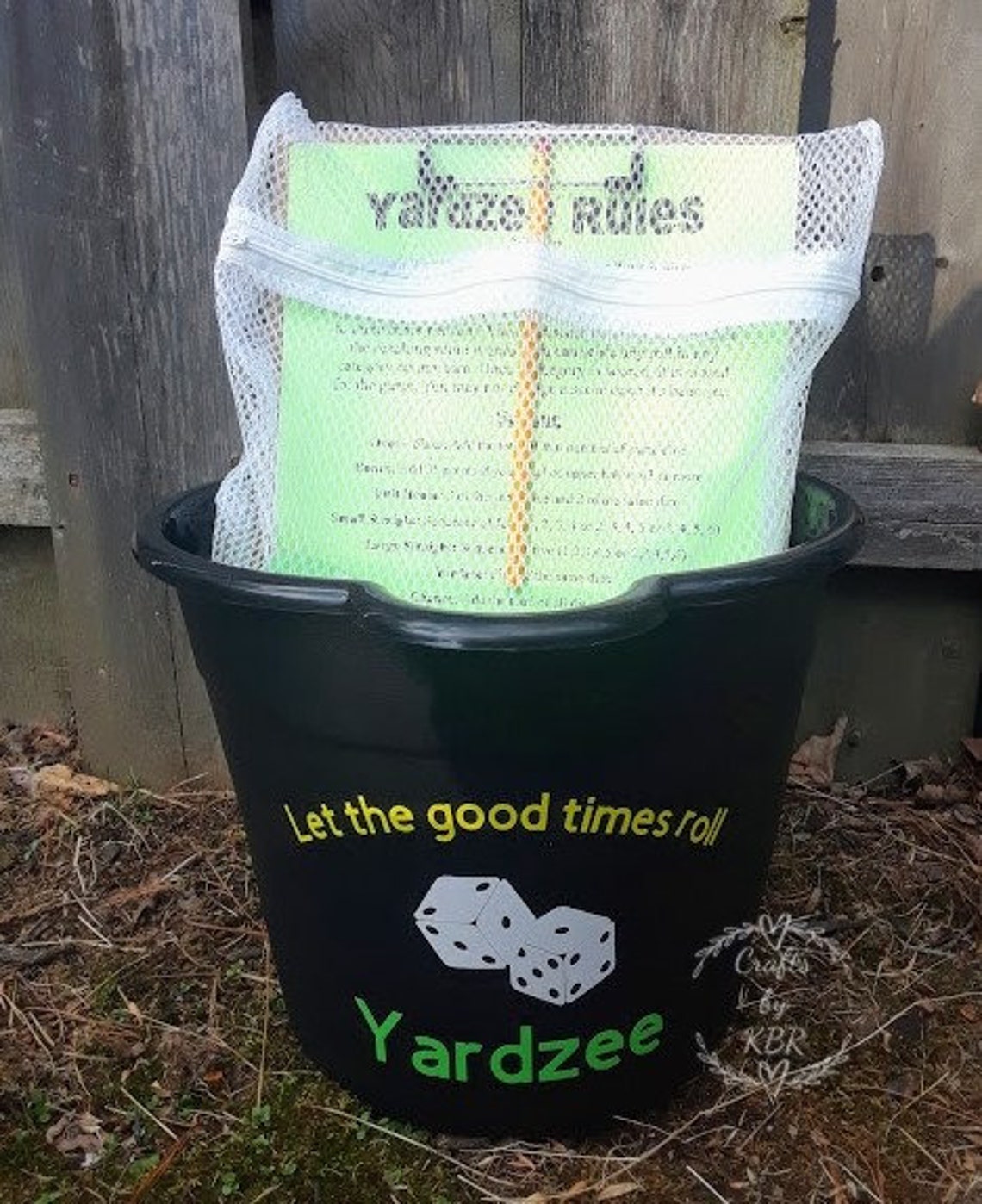 Yardzee Dice Yard Game Family Fun | Etsy
