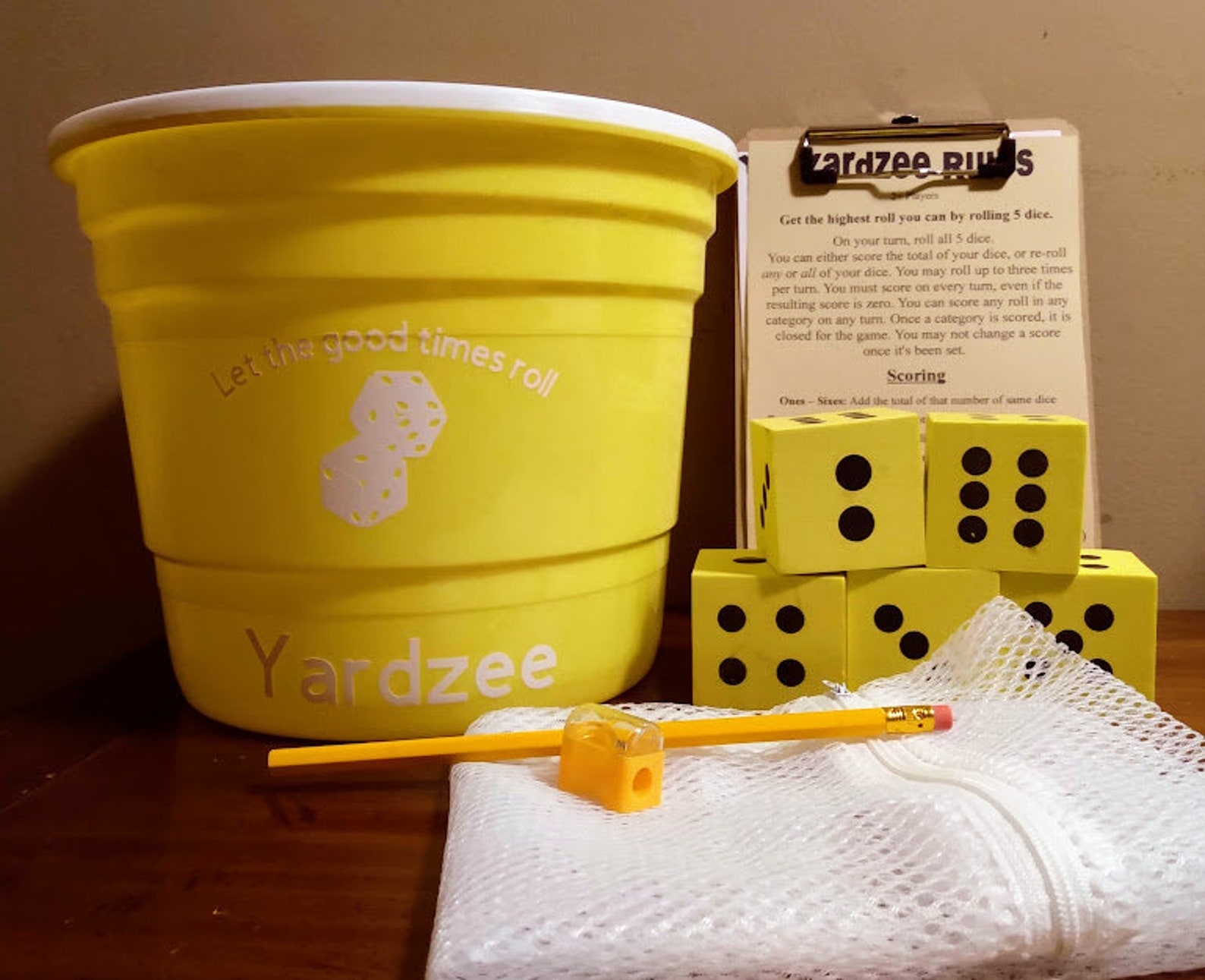 Yardzee Dice Yard Game Family Fun - Etsy