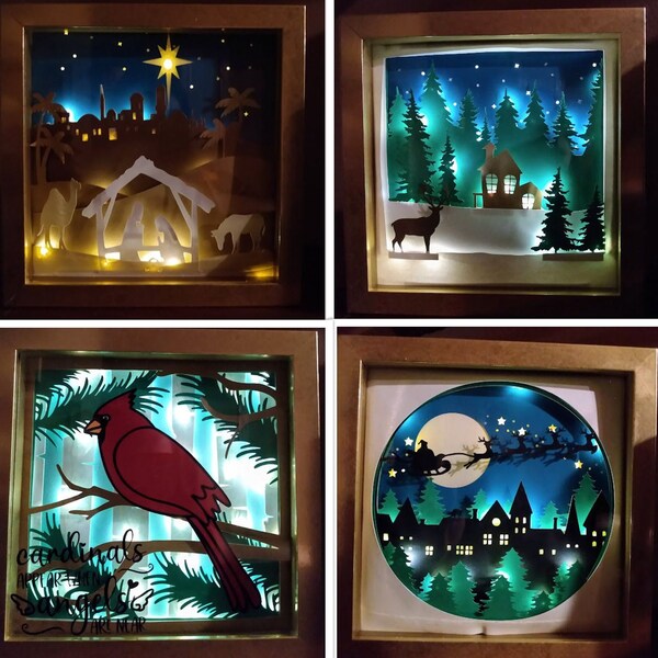 Light up Shadow Box - Etsy