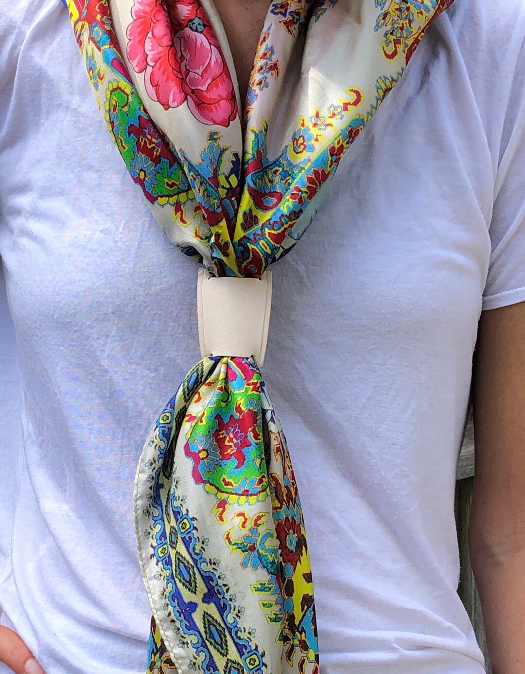 Leather Neckerchief Slide - Etsy