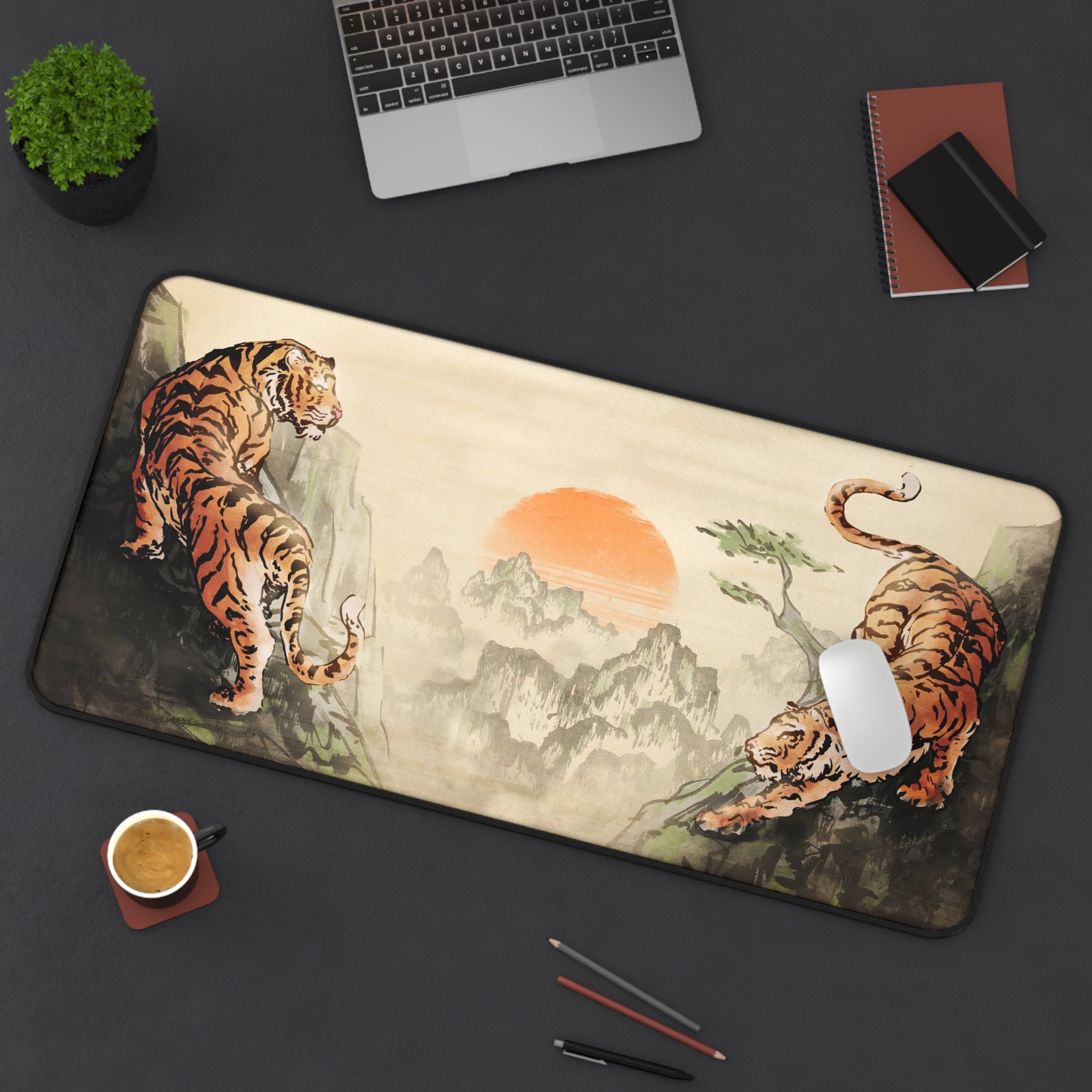 Tiger Desk Mat - Etsy