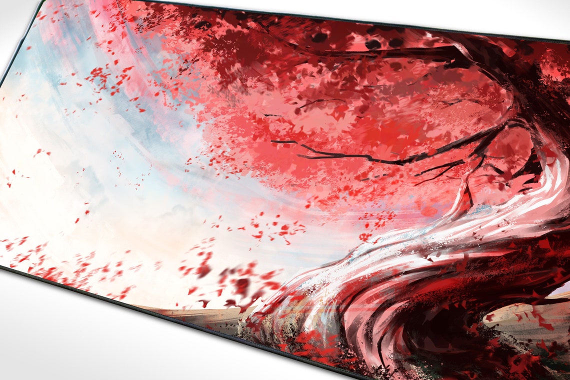 Cherry Tree Desk Mat - Etsy