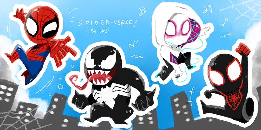 Spidey Sticker Sheet - Etsy