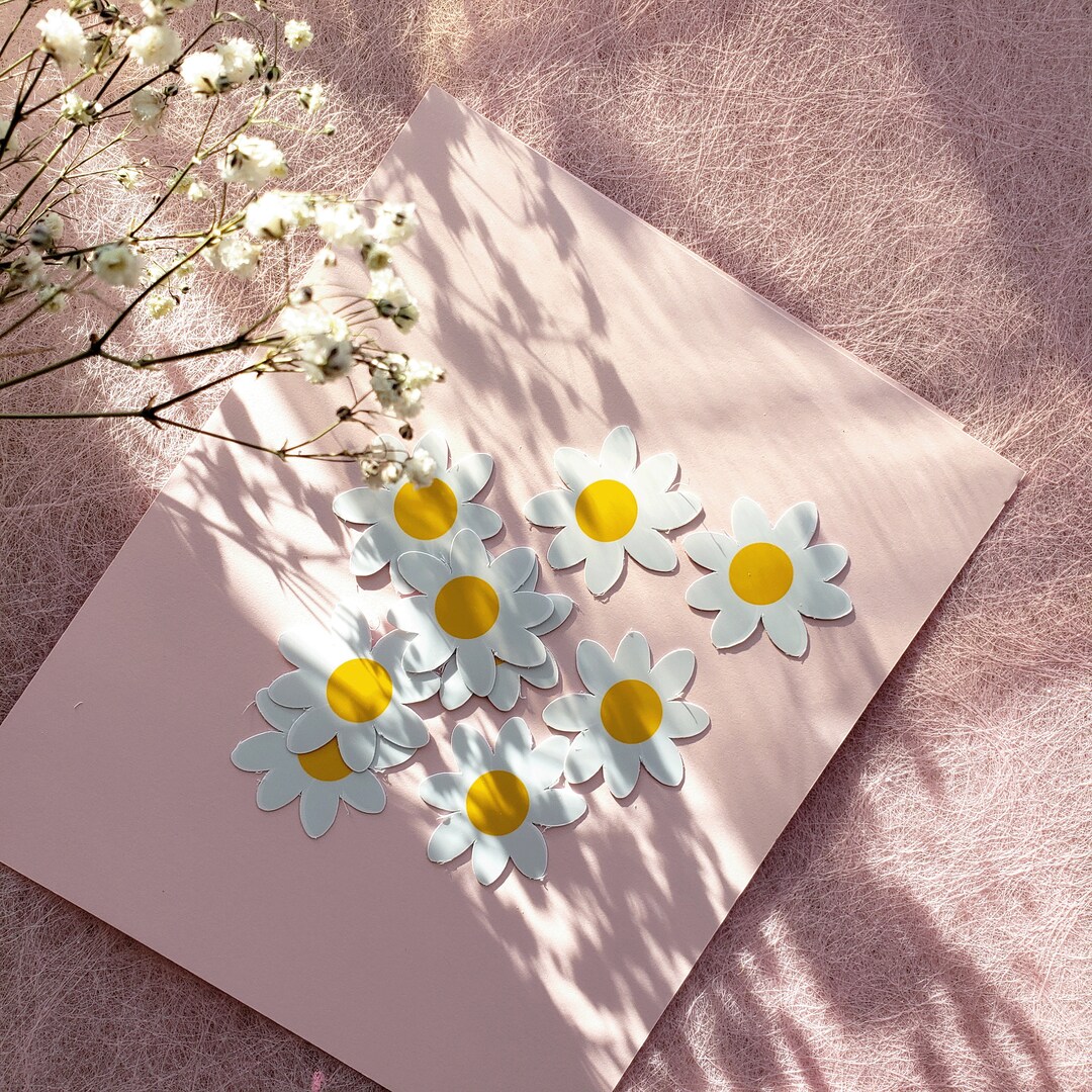 6 Tiny Daisy Stickers, Flower Stickers, Mini Stickers, Sticker Pack ...