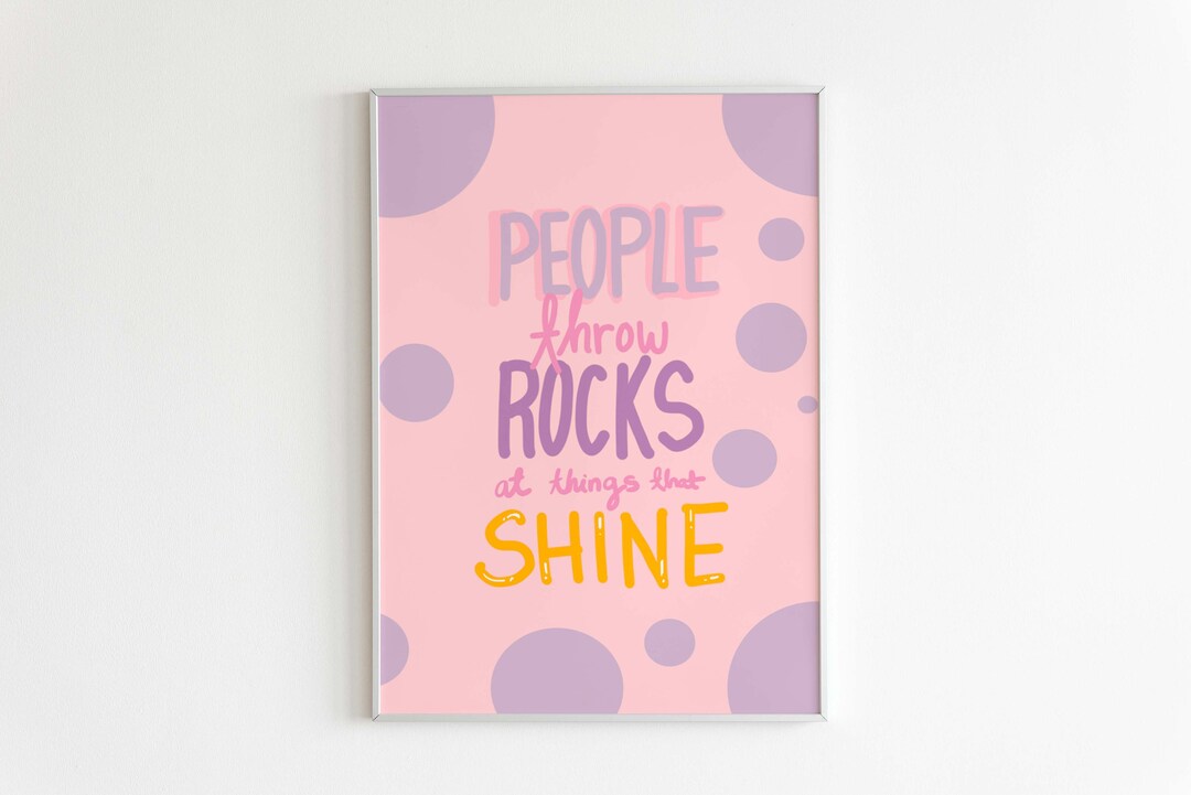 Motivational Quotes Poster | Happy Inspirational Saying | Wall Art ...