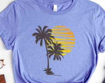 Palm Tree T Shirt - Etsy