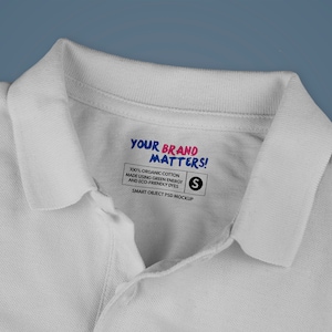 Custom Tagless Heat Transfer Labels, Full Color Branding Tag, Custom ...