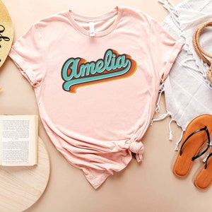 Personalized Name Tshirt Custom Text T-shirt Family Matching Apparel ...