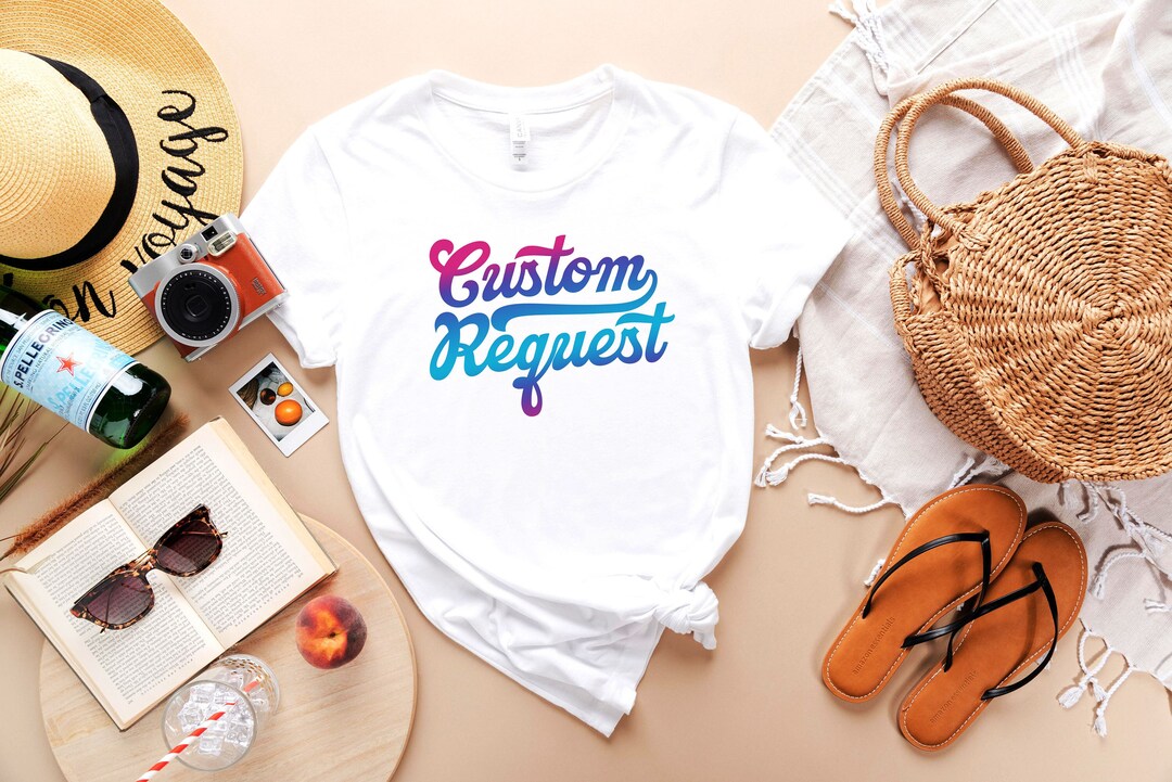 Custom Request Apparel – Personalized Request Clothes – Custom Text ...