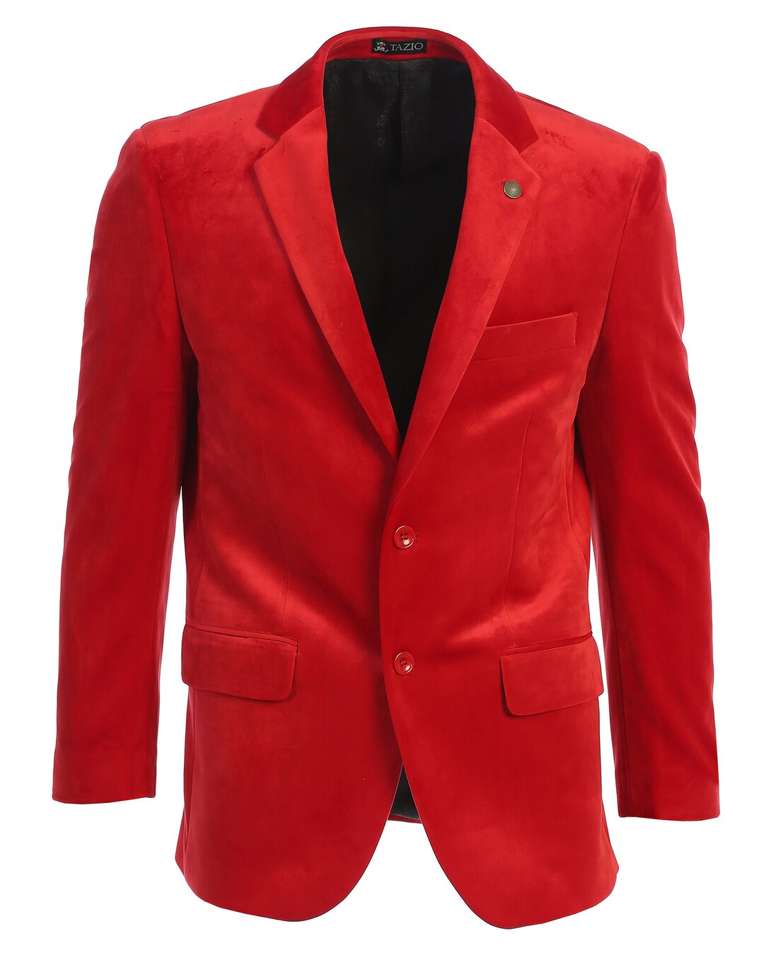 Mens Premium Modern Fit Red Velvet Blazer Jacket - Etsy