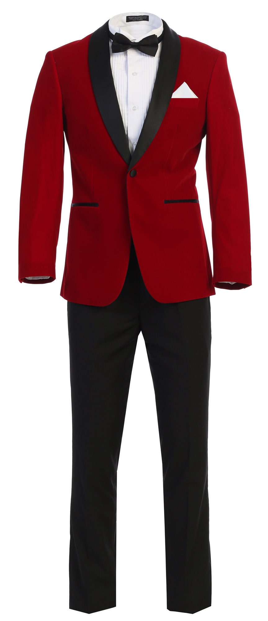 Red Tuxedo Jacket - Etsy