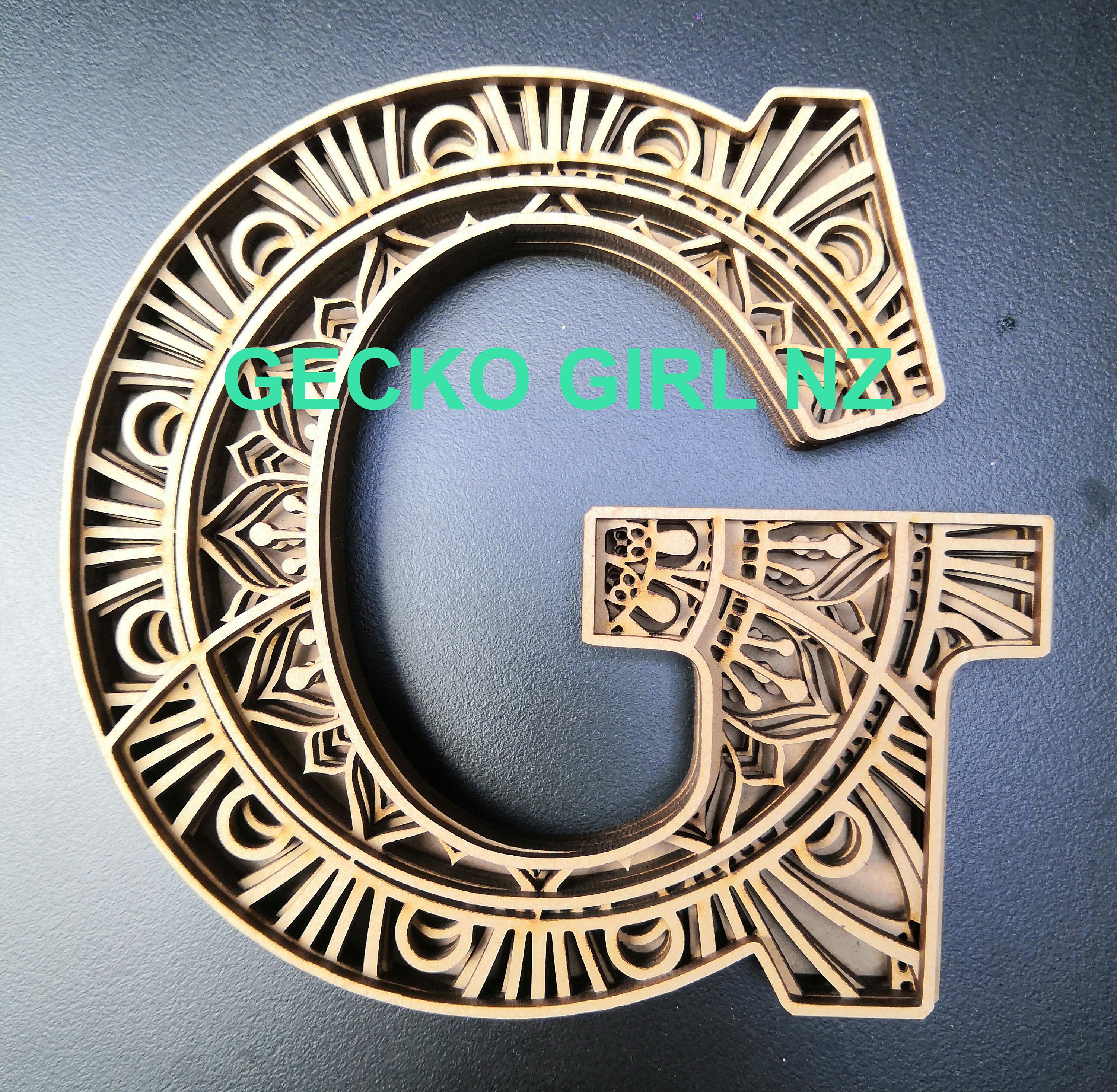 3D 5 Layer Letter G Mandala Paper/laser Cut Digital Download SVG ...
