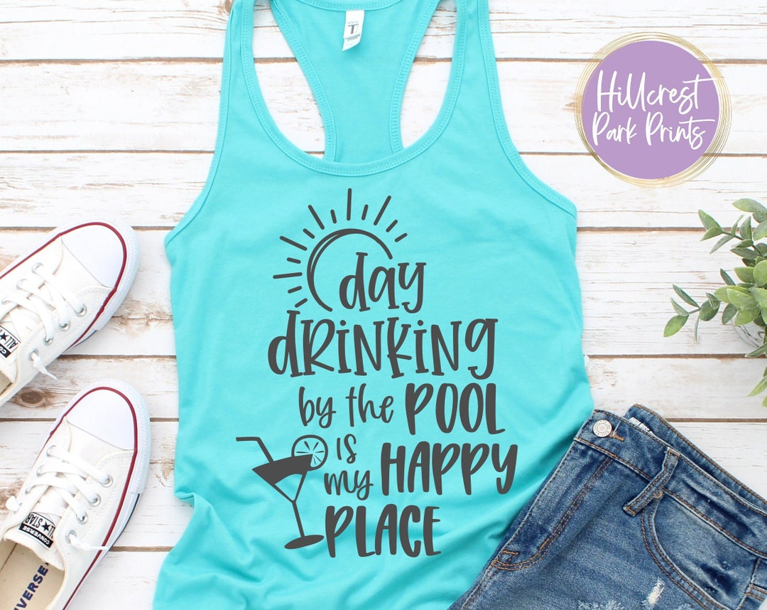Day Drinking by the Pool SVG, PNG, DXF, Summer Svg, Vacation Shirt Svg ...
