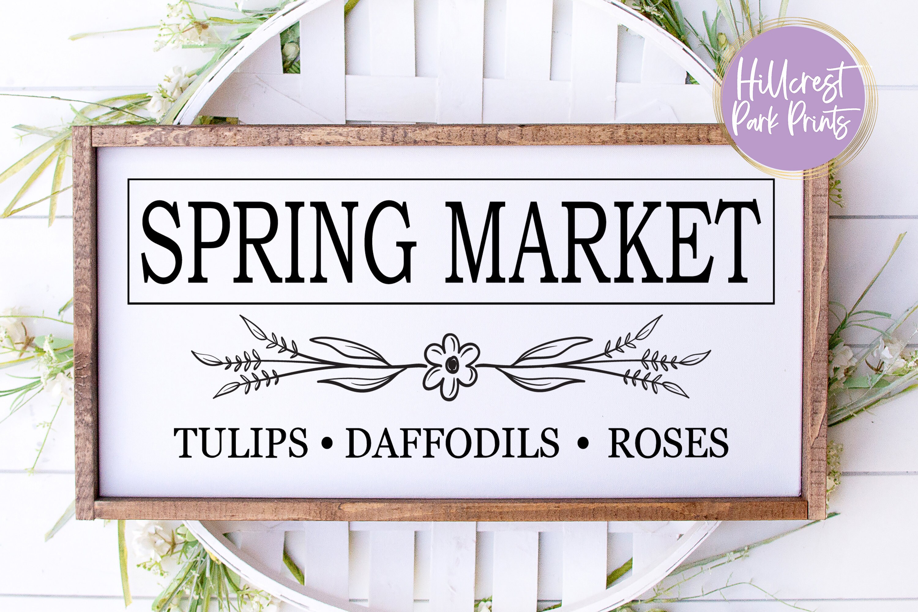 Spring Flower Market Sign SVG Png Dxf Plant Lover Svg - Etsy