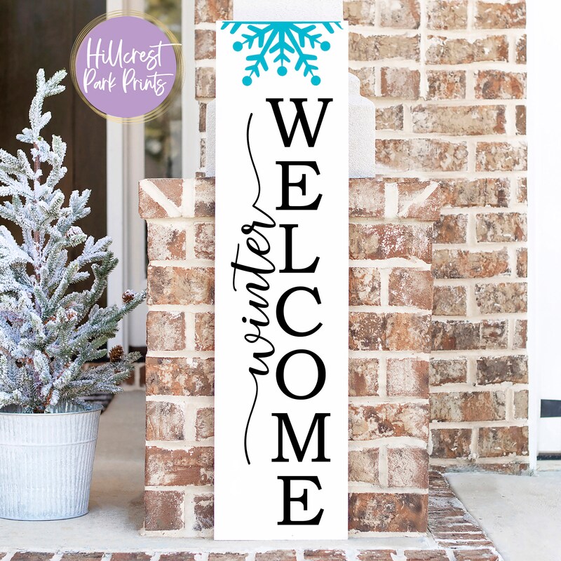 Winter Porch Signs - Etsy