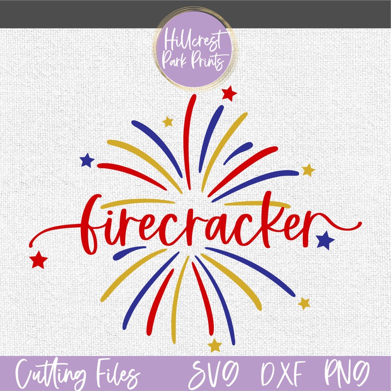 Firecracker SVG PNG DXF 4th of July Patriotic Quote - Etsy