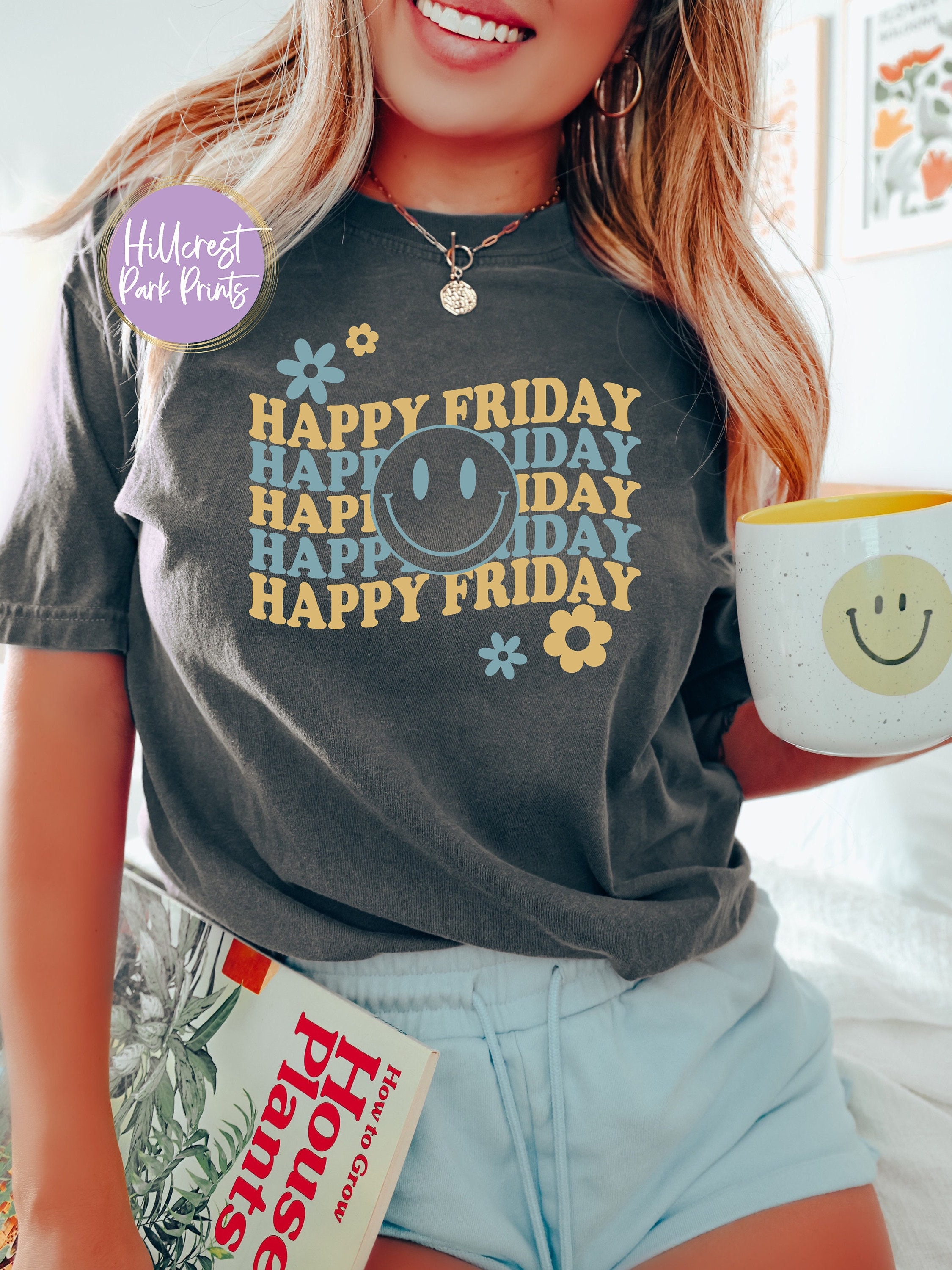 Happy Friday SVG Retro Svg TGIF Svg Groovy Hippie Text SVG - Etsy Israel