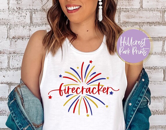 Firecracker SVG PNG DXF 4th of July Patriotic Quote - Etsy