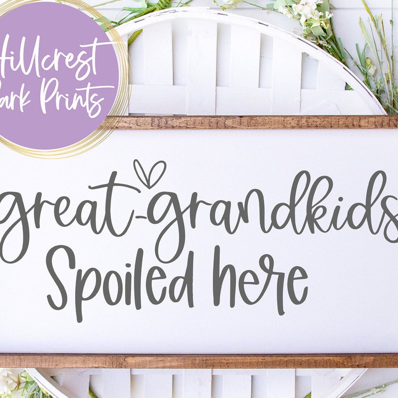 Great Grandkids Sign - Etsy