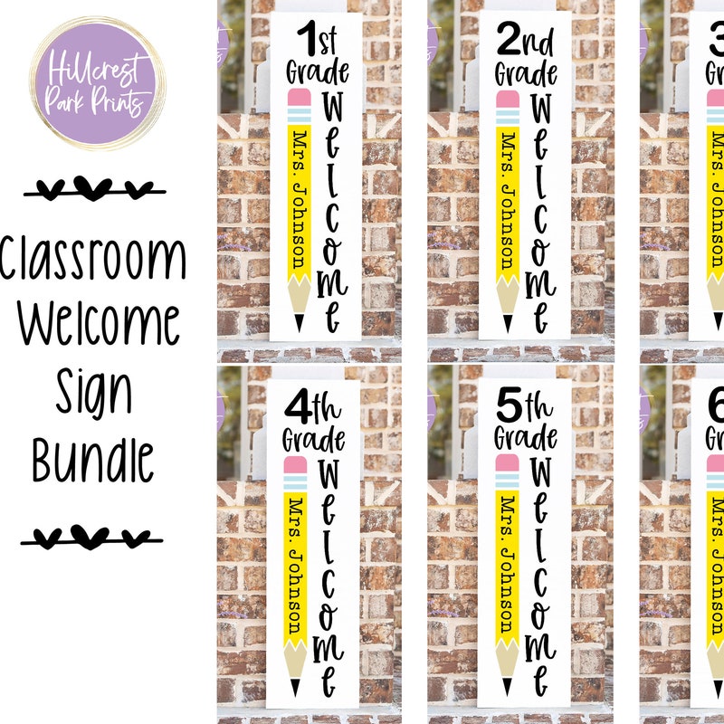 Classroom Welcome Sign - Etsy