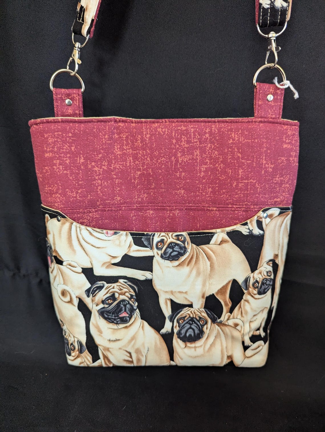 Pug Crossbody Bag Purse - Etsy