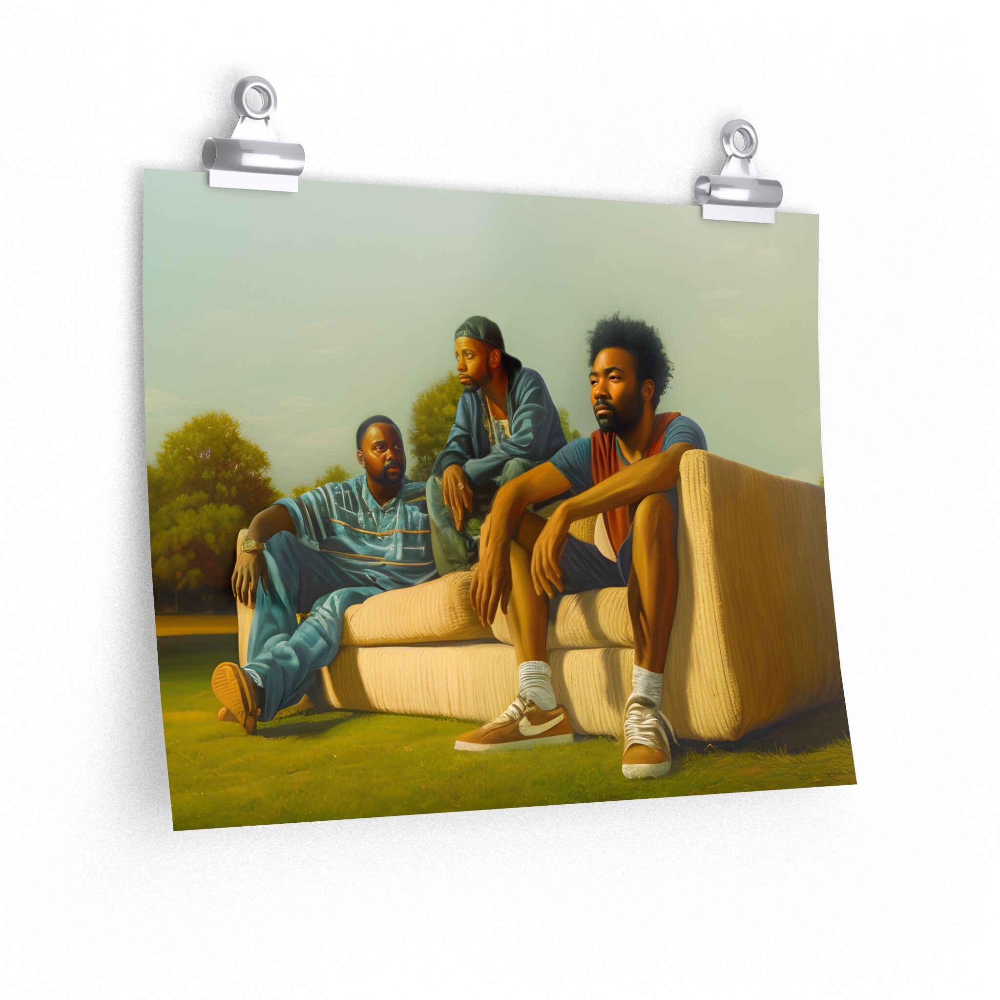 Paper Boi, Earn & Darius / Oil Painting Print Premium Matte Poster - Etsy