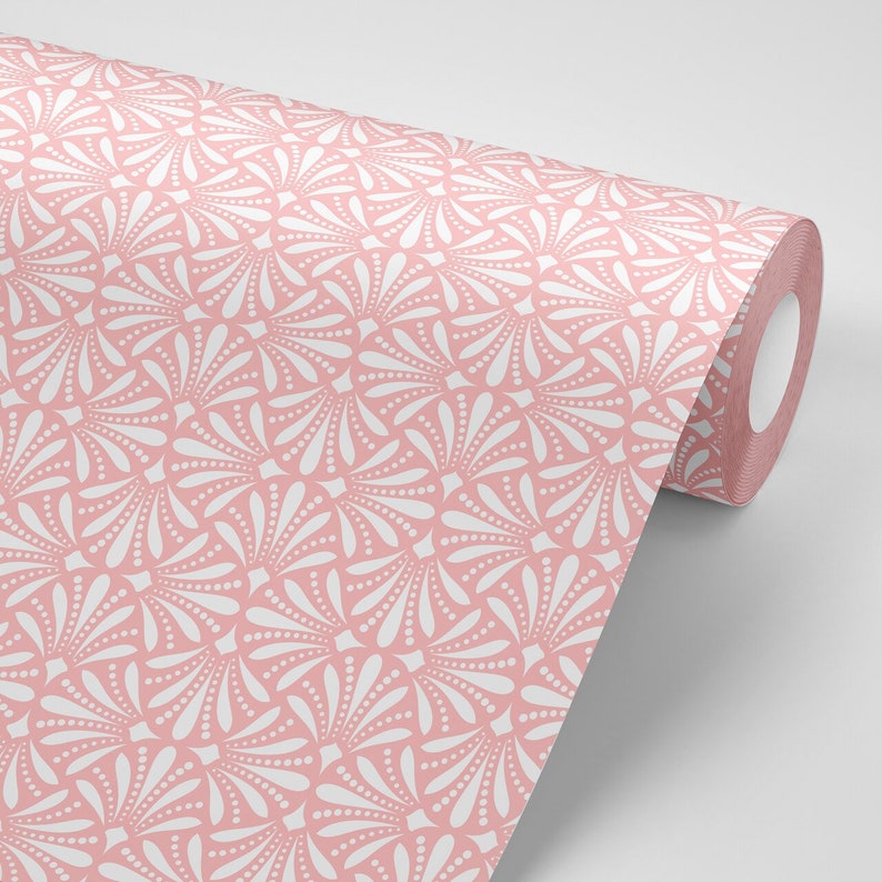 Pink Poise Removable Peel & Stick Self-adhesive Wallpaper - Etsy