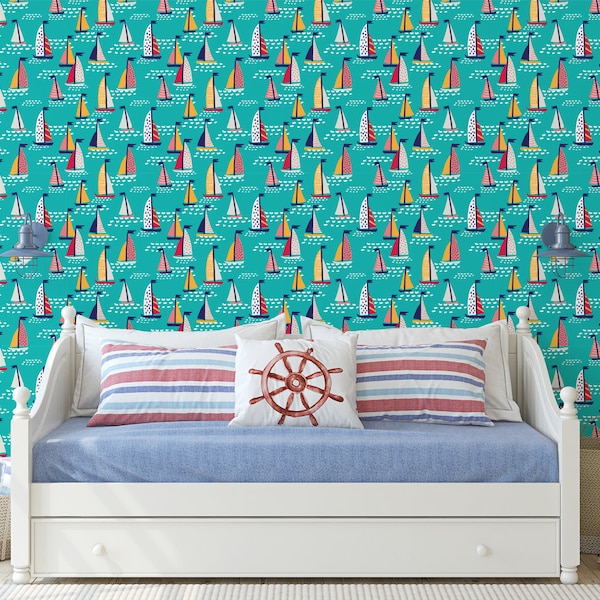 Nautical Wallpaper - Etsy