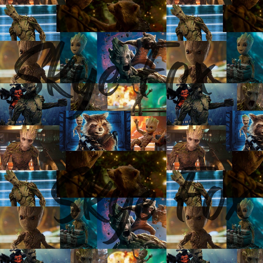 Groot Seamless File Pattern | Instant Digital File Download | Avengers ...