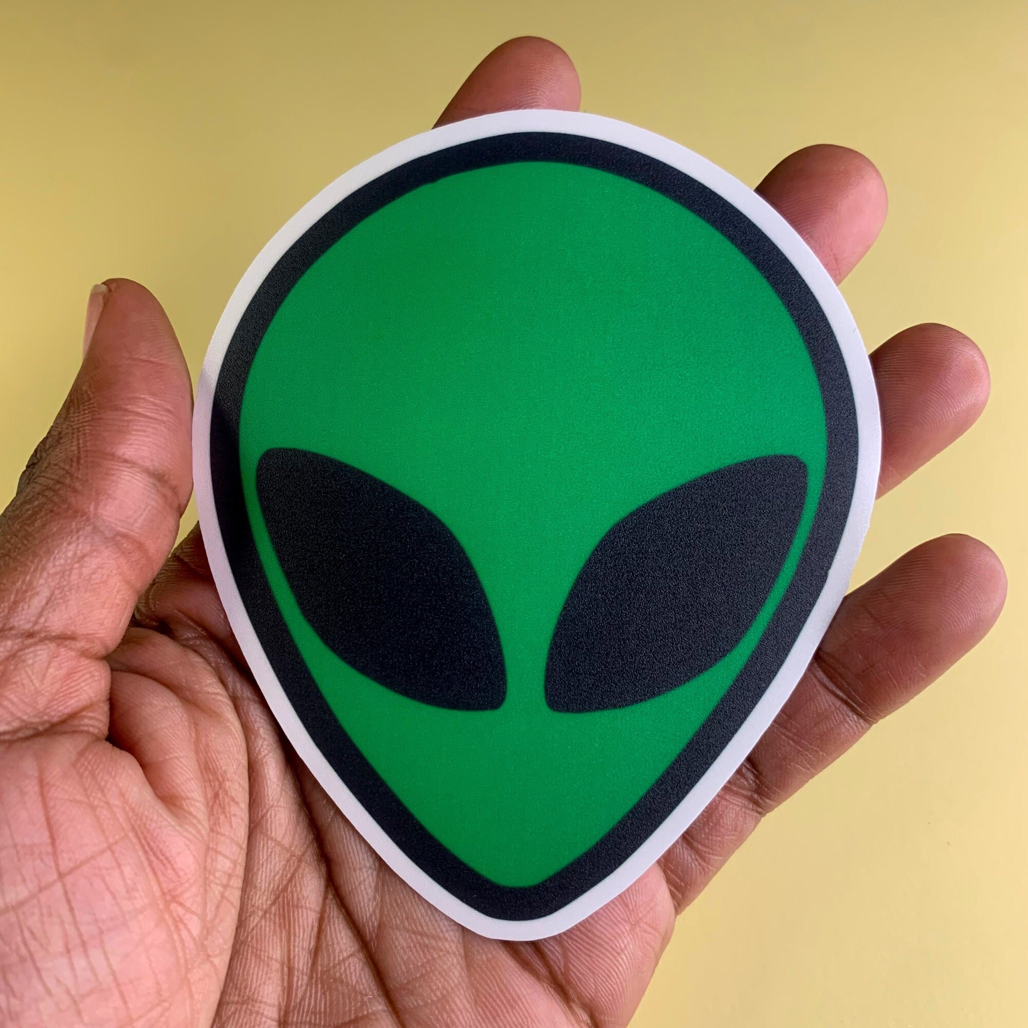 Alien Head Stickers Waterproof Matte & Glossy Phone Case - Etsy