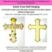 Pdf PATTERN - Easter Cross Wall Hanging- Pdf Download for 7 Mesh ...