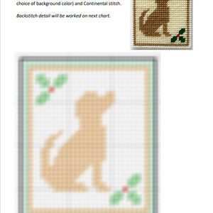 Pdf PATTERN - Gingerbread Dogs Tissue Box Cover - Pdf Download for 7 ...