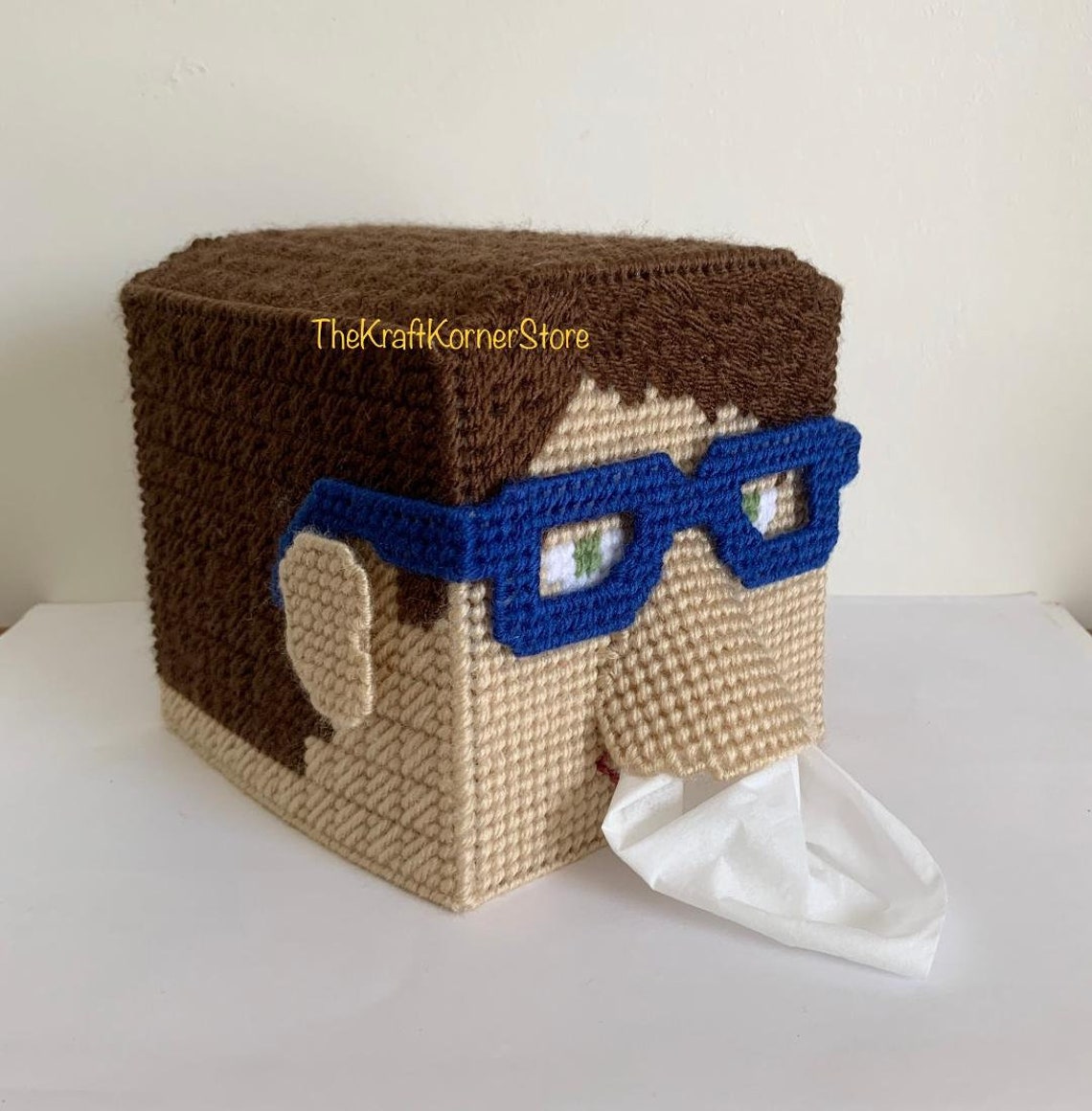Pdf PATTERN Achoo Sneezy Man Tissue Box Over TWO - Etsy