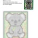 Pdf PATTERN - Koala Tissue Box Cover - Pdf Download for 7 Mesh Plastic ...
