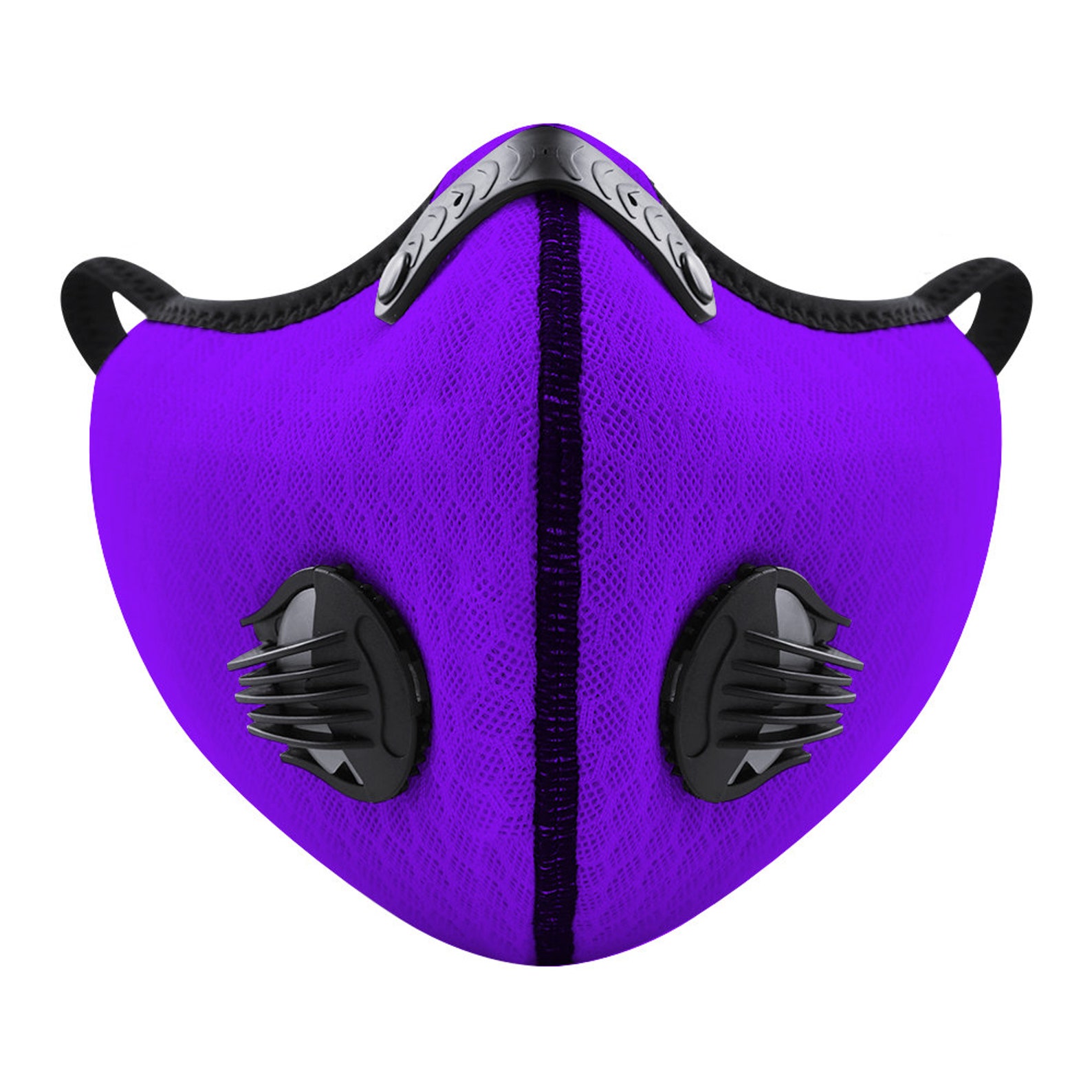 Neon Purple Vent Mask With Breather Valves and Nose Wire | Etsy