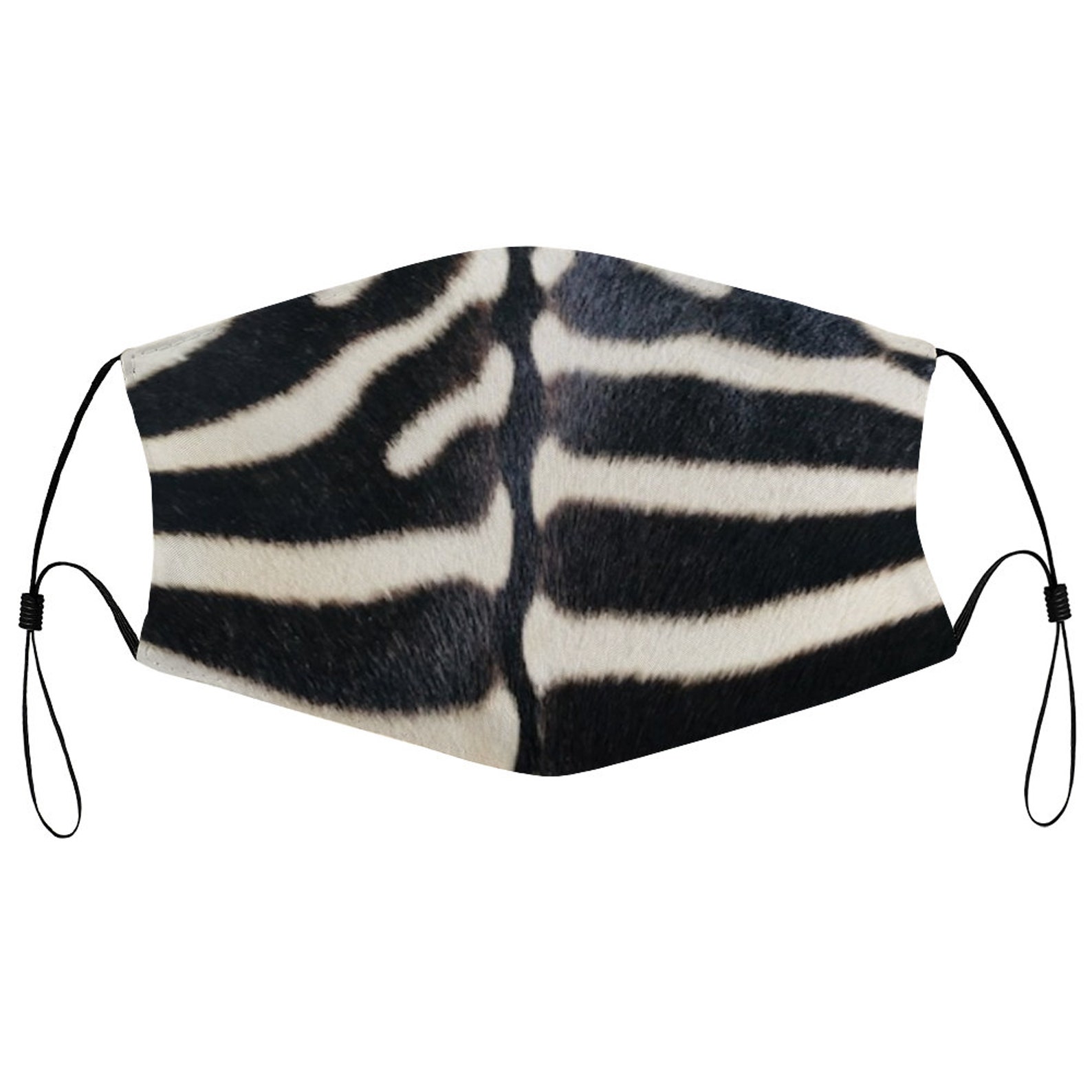 Zebra Face Mask With Filter Pocket and Nose Wire Washable | Etsy