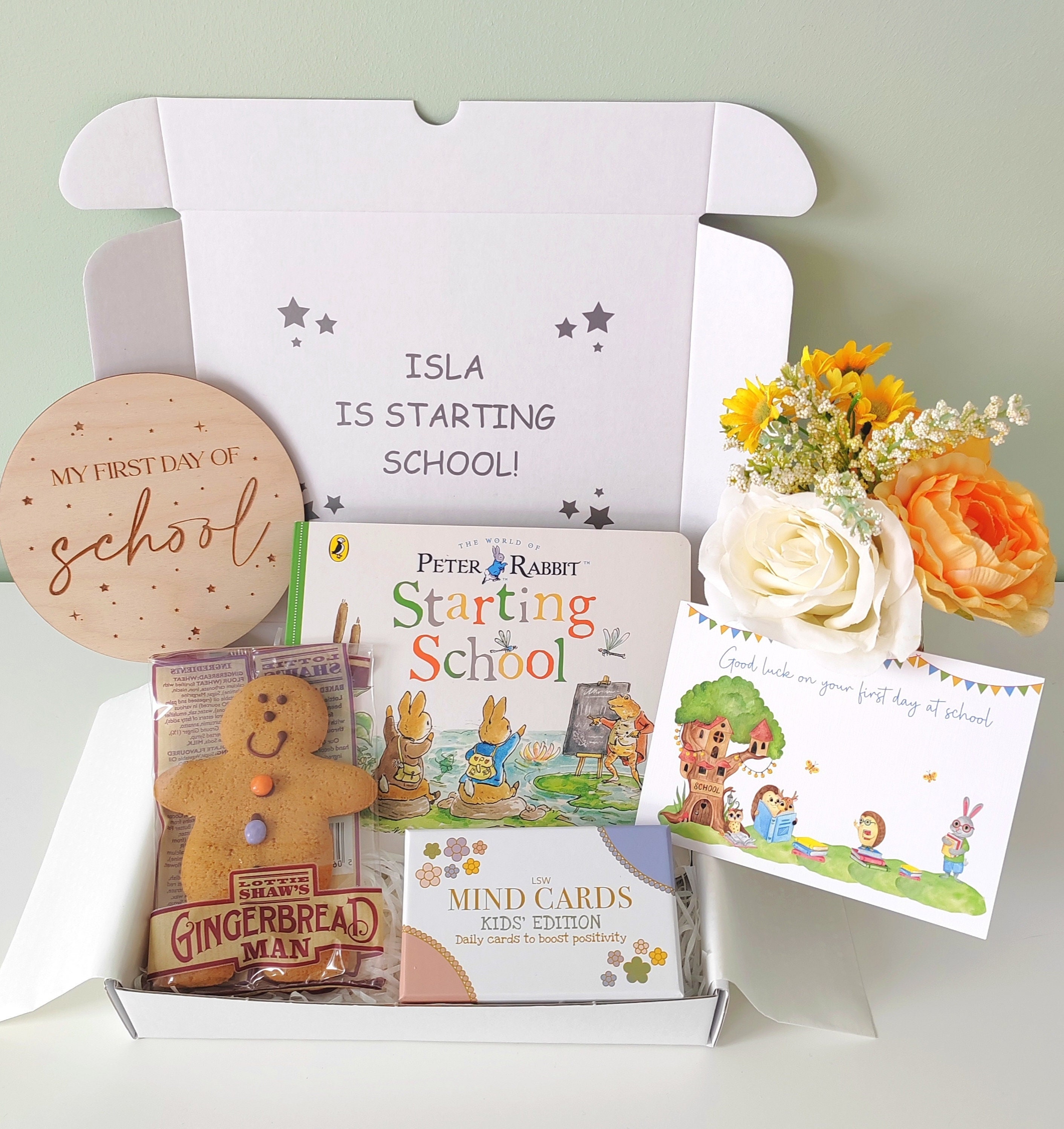 First Day of School Present, 1st Day, Good Luck Starting School Gift ...