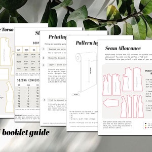 BASIC BODICE Torso dress Sewing Pattern, Women's Bodice Block/torso ...