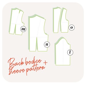 BASIC BODICE Block Sewing Pattern, Women's Bodice Block/torso & Sleeve ...