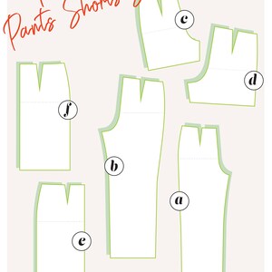 TROUSER PATTERN High Waist Pants Sloper Skirt Pdf Pattern Basic Block ...